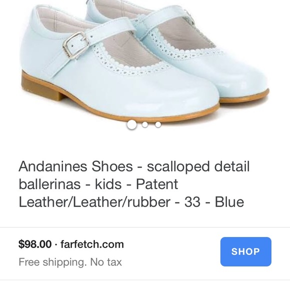 Andadines | Shoes | 7 Girls Andanines From Spain Shoes Blue Leather ...